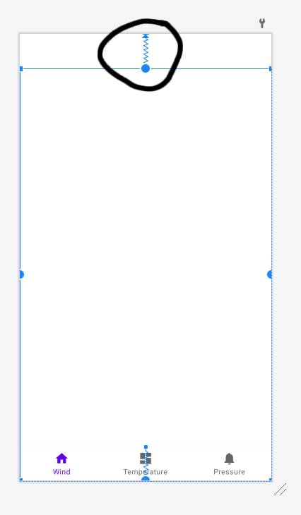 Android Removing Upper Margin In Constraintlayout With Bottom Navigation Stack Overflow