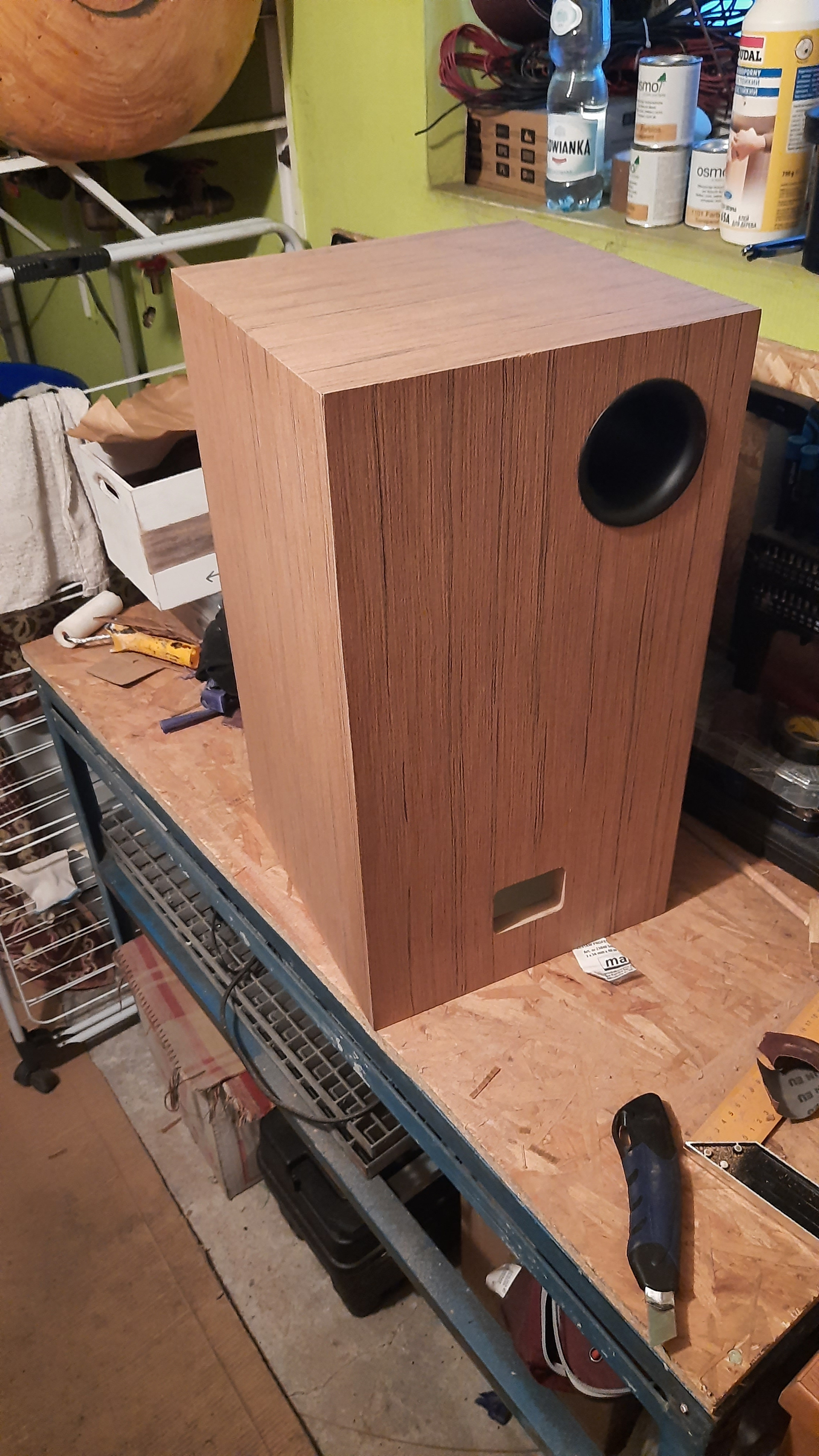 3-drożne kolumny głośnikowe - Visaton W200S 4R + Visaton B100 + Dayton DC28F-8