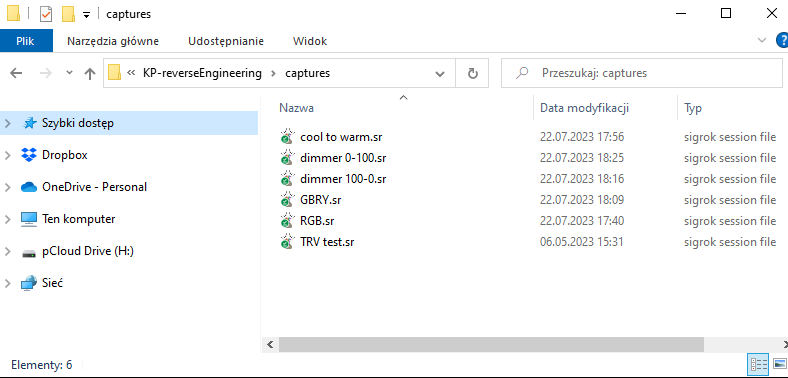 Reverse engineering of an unknown I2C protocol with Sigrok analyzer