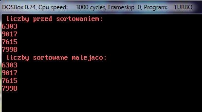 [Turbo Pascal] Jak posortować wylosowane liczby w Turbo Pascal?