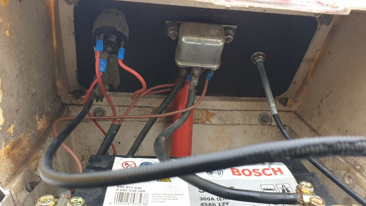 Przeróbka instalacji elektrycznej w traktorku Gutbrod 1010 - brak ...