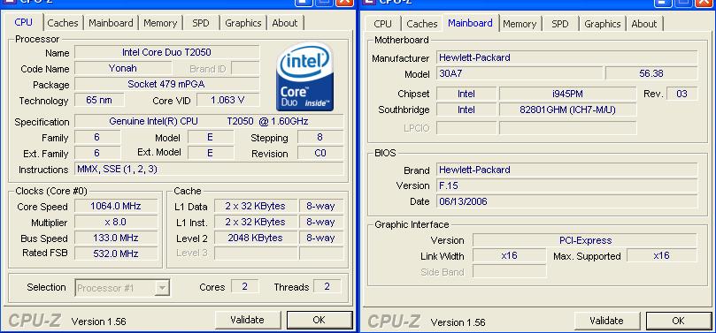 Najmocniejszy procesor do HP Pavilion dv5000 z Intel Core Duo T2050?