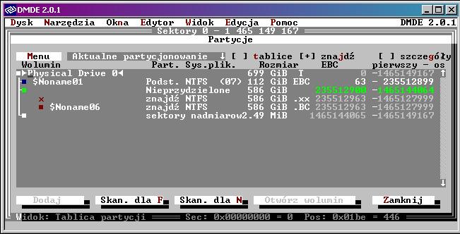 odzyskanie partycji i danych po reinstalacji i formacie