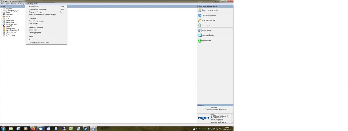 Ustawianie hasła dla admina w Roger PR Master - jak to zrobić?