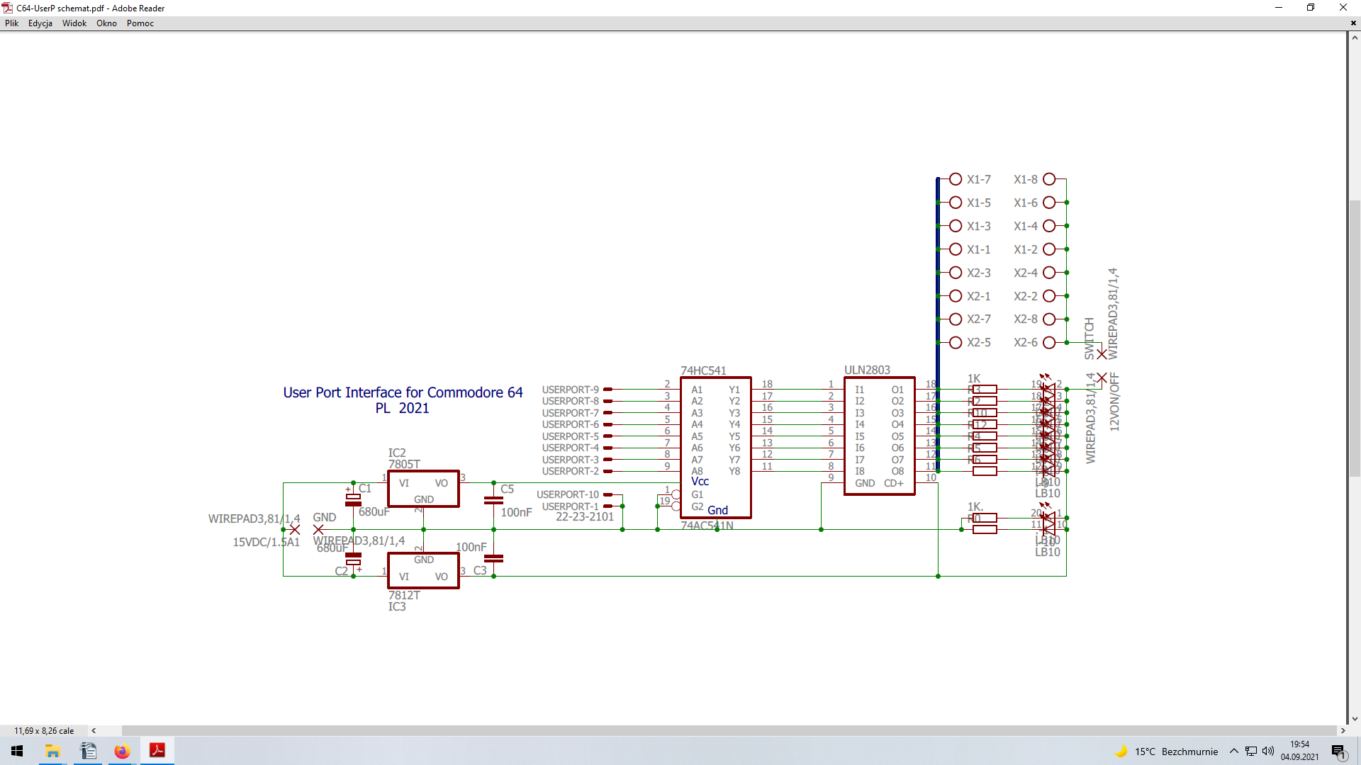 Interfejs User Portu dla Commodore 64 - elektroda.pl