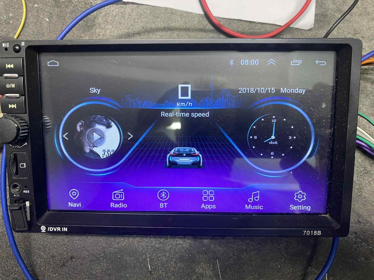 Radio Android 7018b – dolna część ekranu nie działa na dotyk, ikona ...