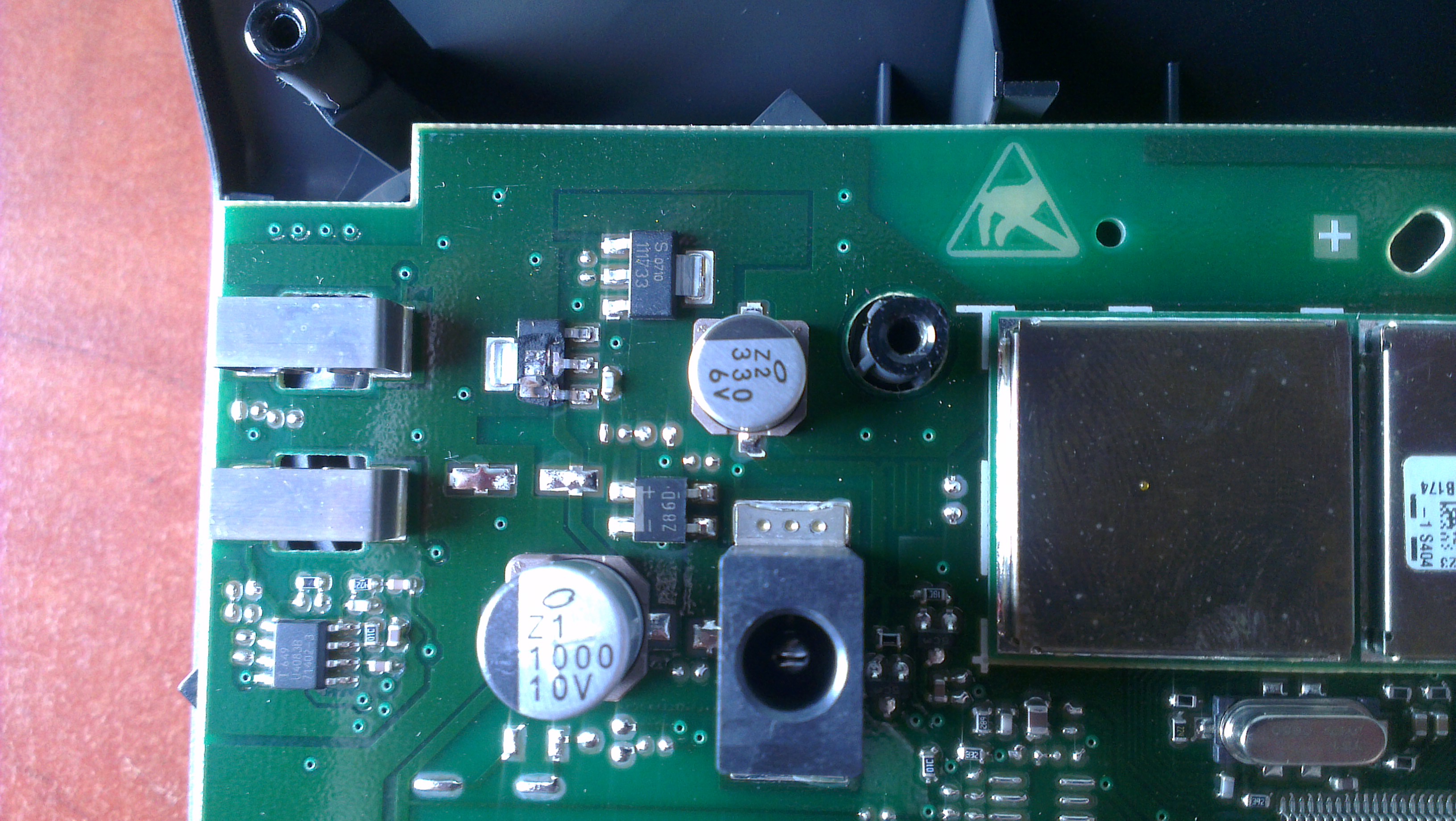 SIEMENS Gigaset A165 - prośba o identyfikację uszkodzonego elementu