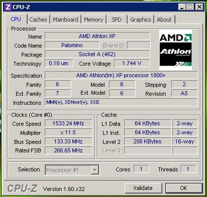 Chaintech 7VJDA - system i BIOS nie widzi całego RAMu