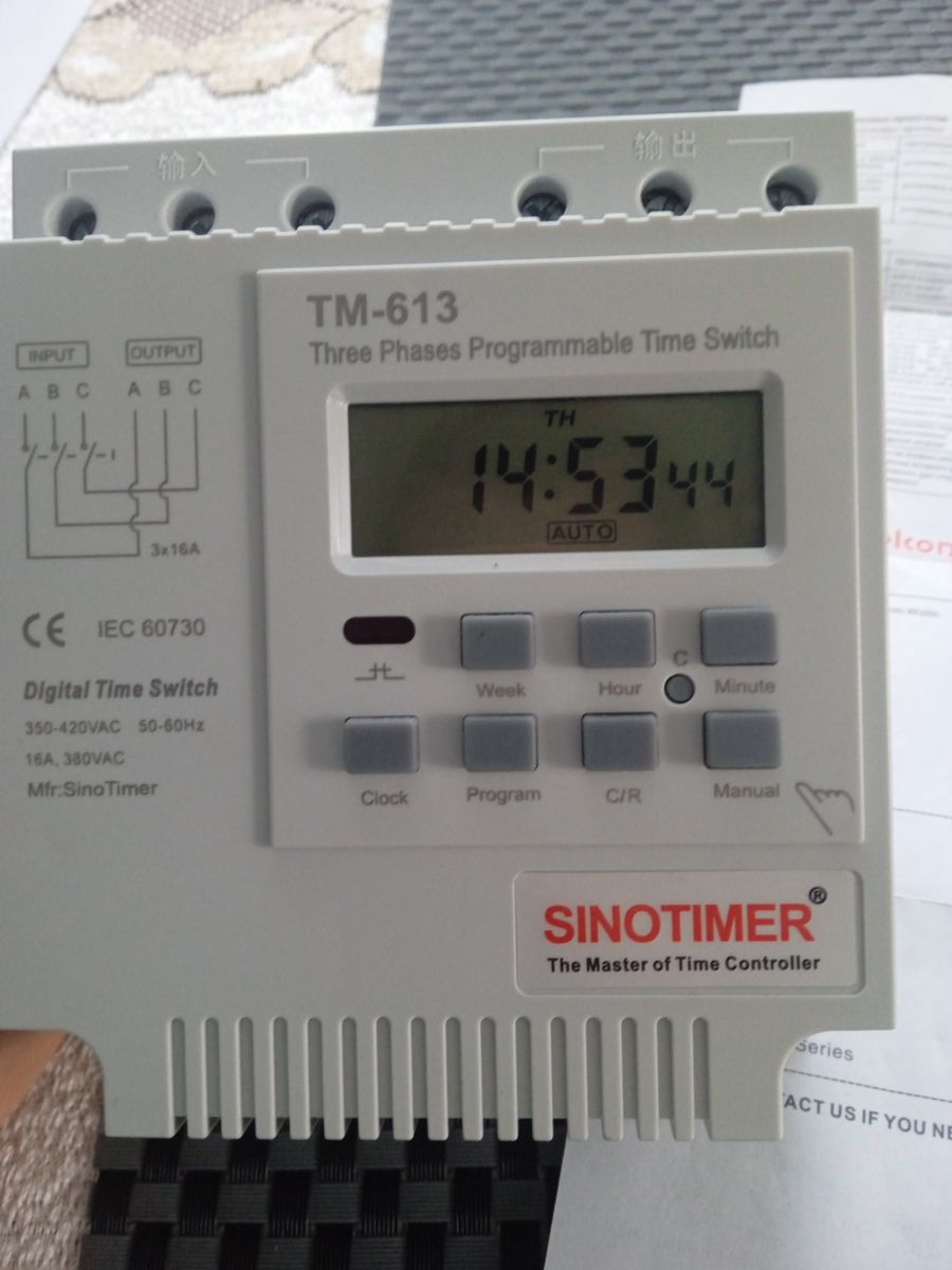 Podłączenie przekaźnika Sinotimer TM-613 - instrukcje i wskazówki