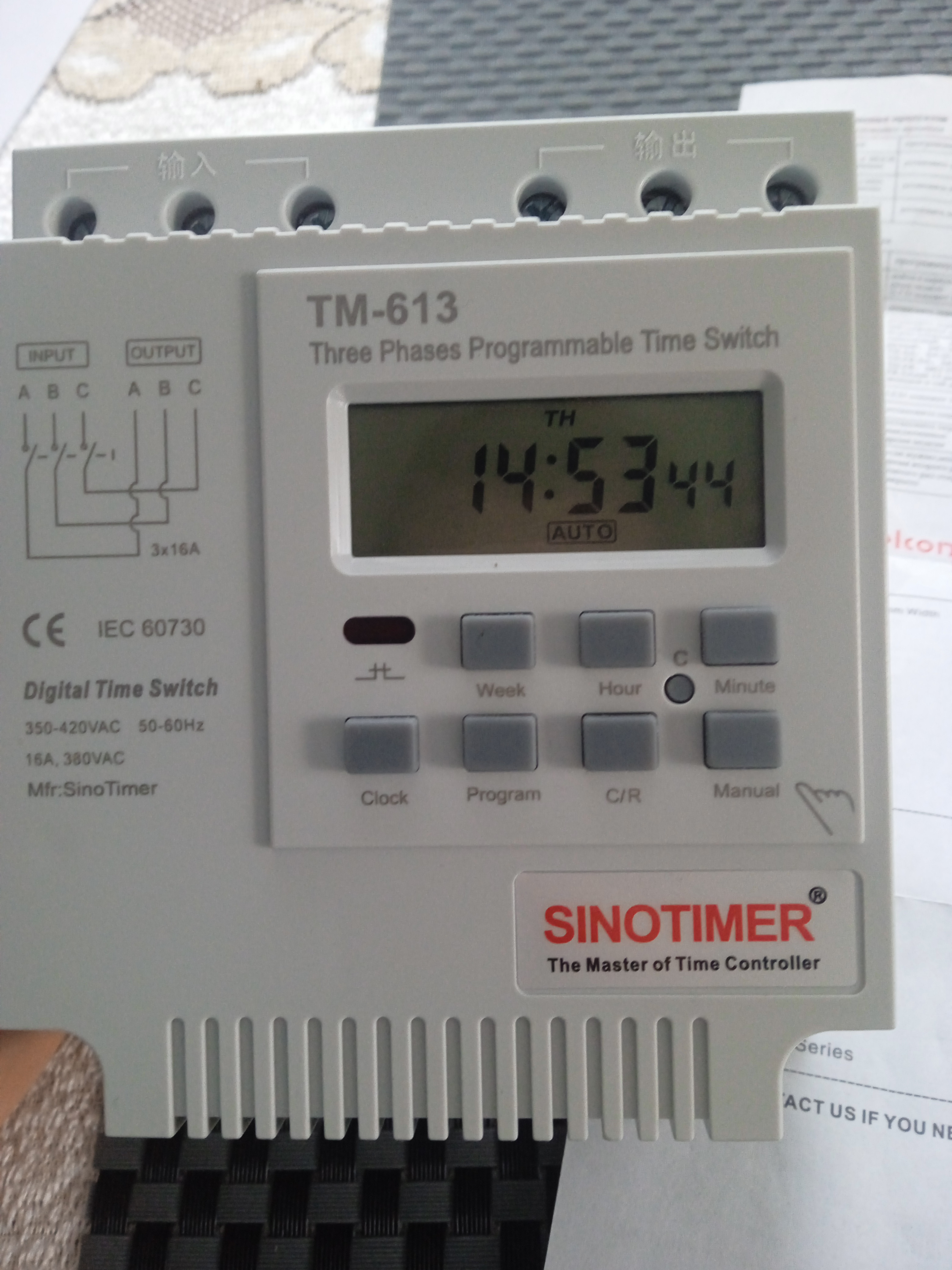 Podłączenie przekaźnika Sinotimer TM-613 - instrukcje i wskazówki