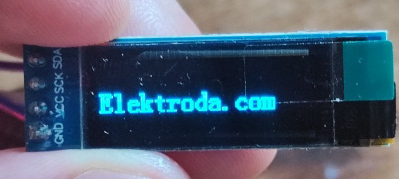 OLED display module 0.91 SSD1306 128x32 I2C - how to run with Arduino ...