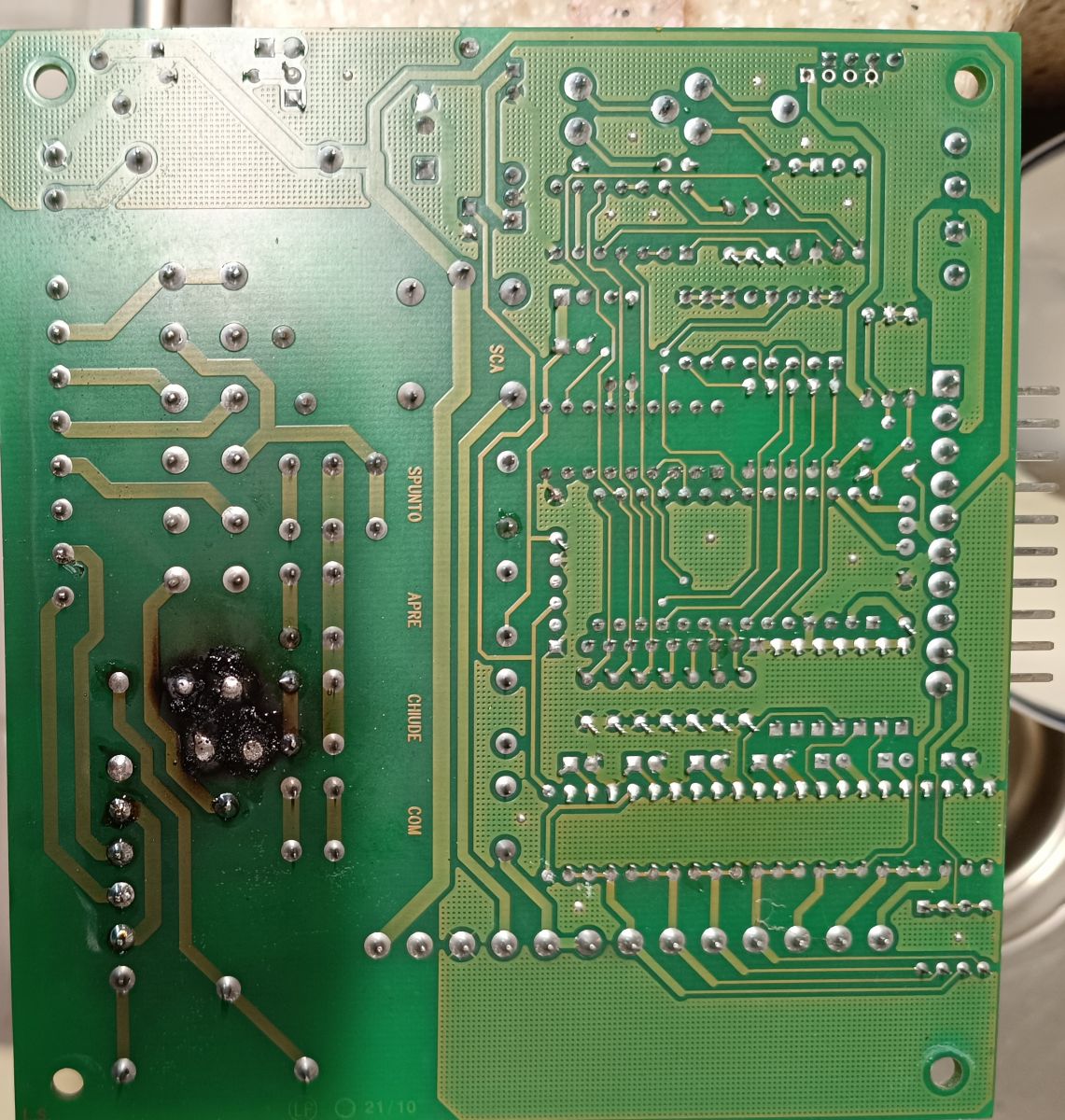 Beninca RI.5K - schemat ścieżek pod VDR3 i VDR4 oraz przekaźnik RL4