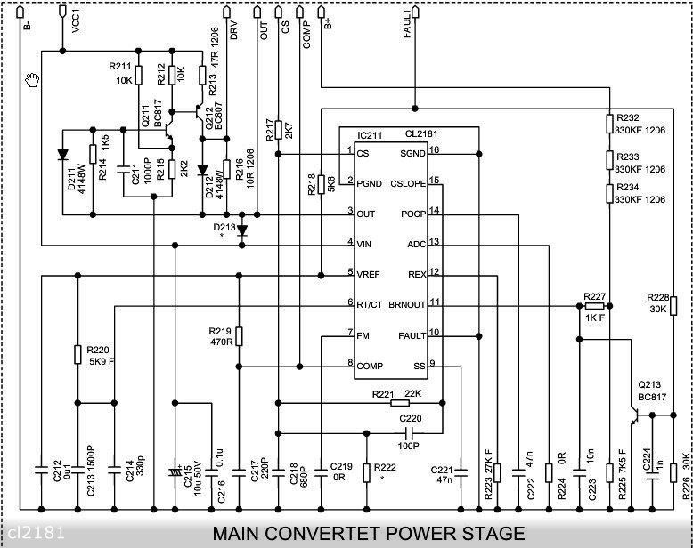 Dell H235P-00: Zasilacz klika po naprawie - czy CL2181 jest sprawny?