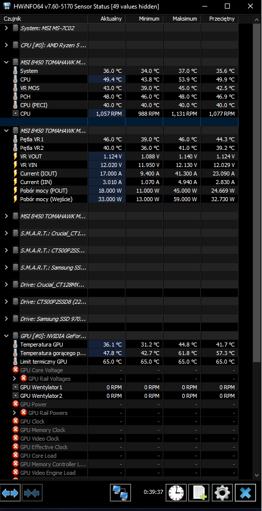 [Rozwiązano] Błąd sterownika nvlddmkm podczas gry - Ryzen 5 5600, RTX 3070, MSI Tomahawk II B450