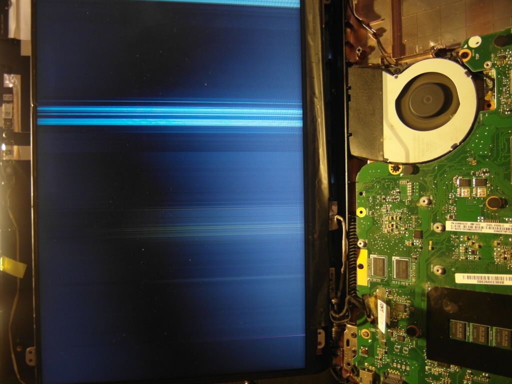 Asus R556L - uszkodzenie matrycy po zalaniu herbatą, czy warto wymienić?