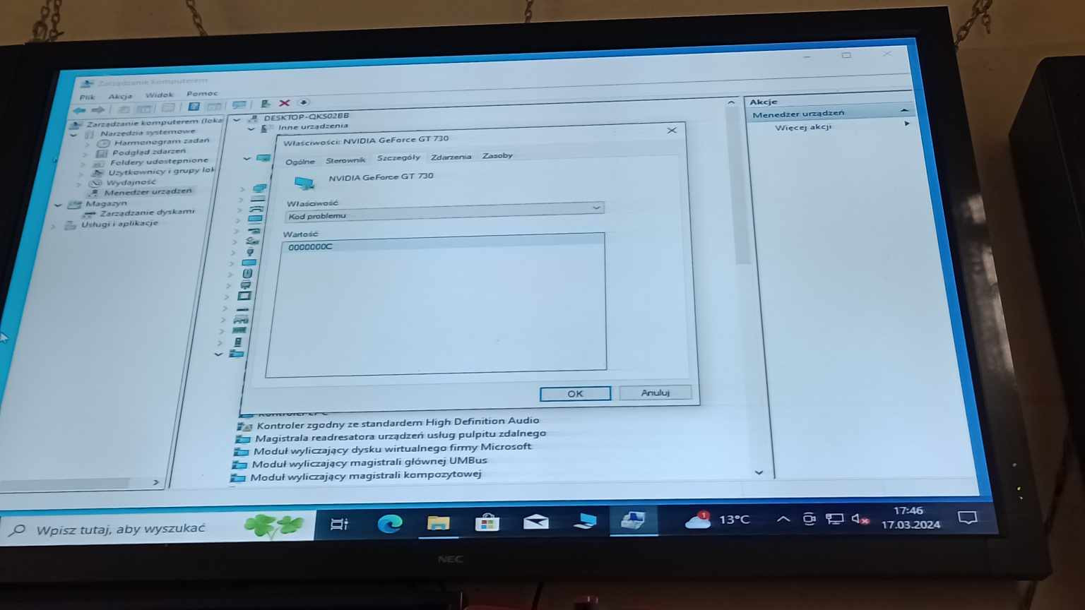 BIOS Error: 00180202 10DE1207 PCI Device resource allocation failure ...