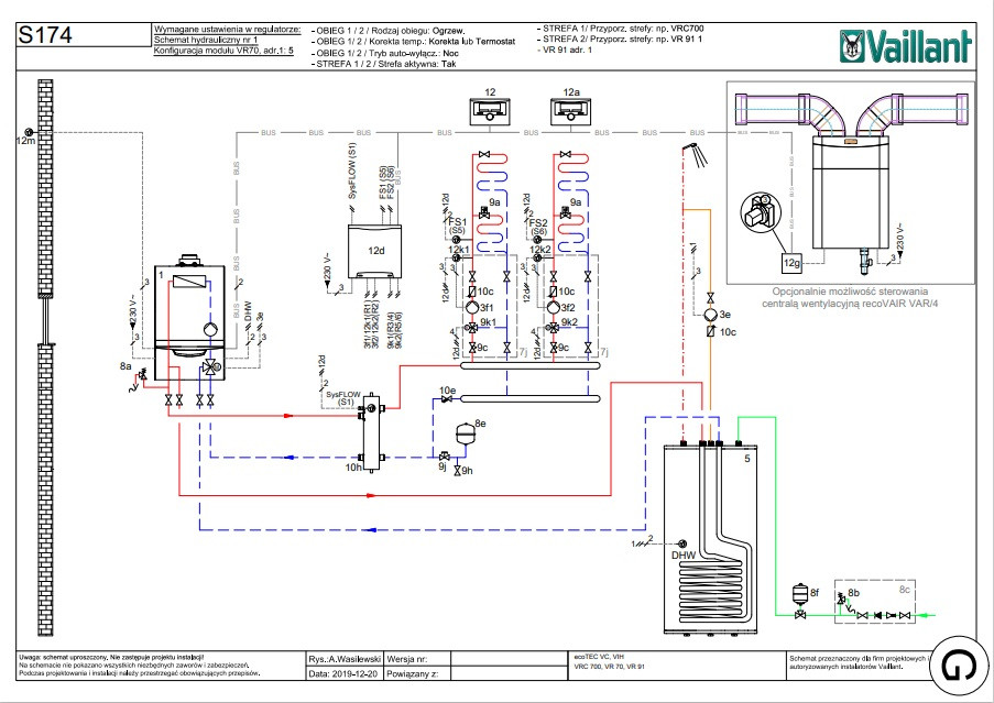 [Rozwiązano] Konfiguracja zestawu Vaillant: EcoTec, VRC700, VR91, VR70 ...