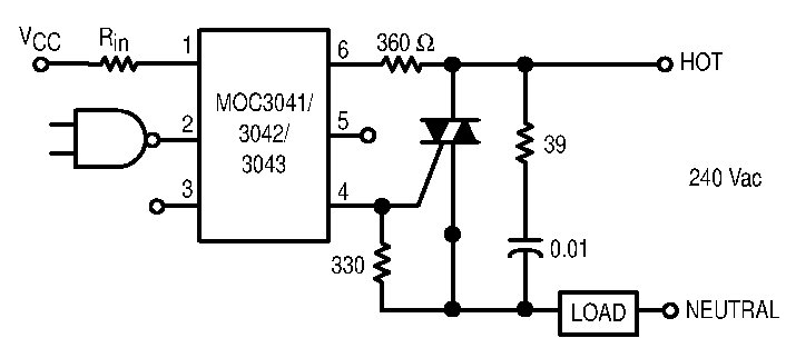 [MOC3041] Jak dobrać rezystory dla MOC3041 i BC136 w układzie z ATmega32?