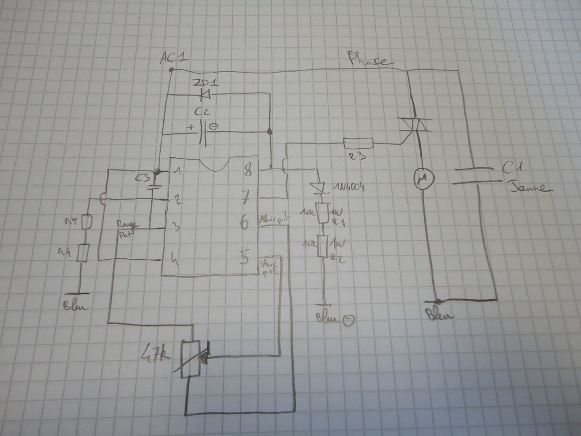 Zamiennik układu scalonego BV-A1522 dla dmuchawy Bosch ALS 30 (IC1)