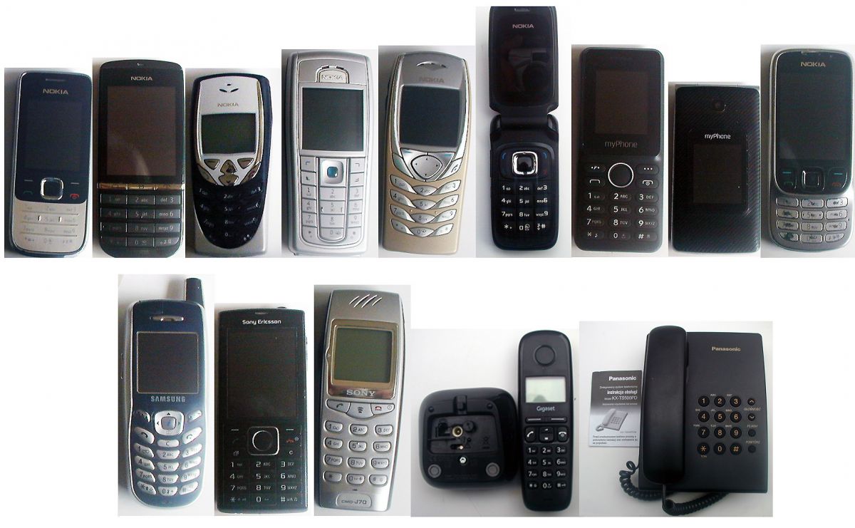 [Sprzedam] Komplet używanych telefonów ... i inne rzeczy