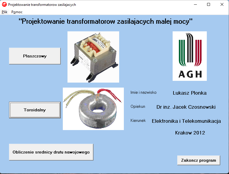 Transformator - dobór drutu nawojowego, gęstość prądu, rdzeń toroidalny ...