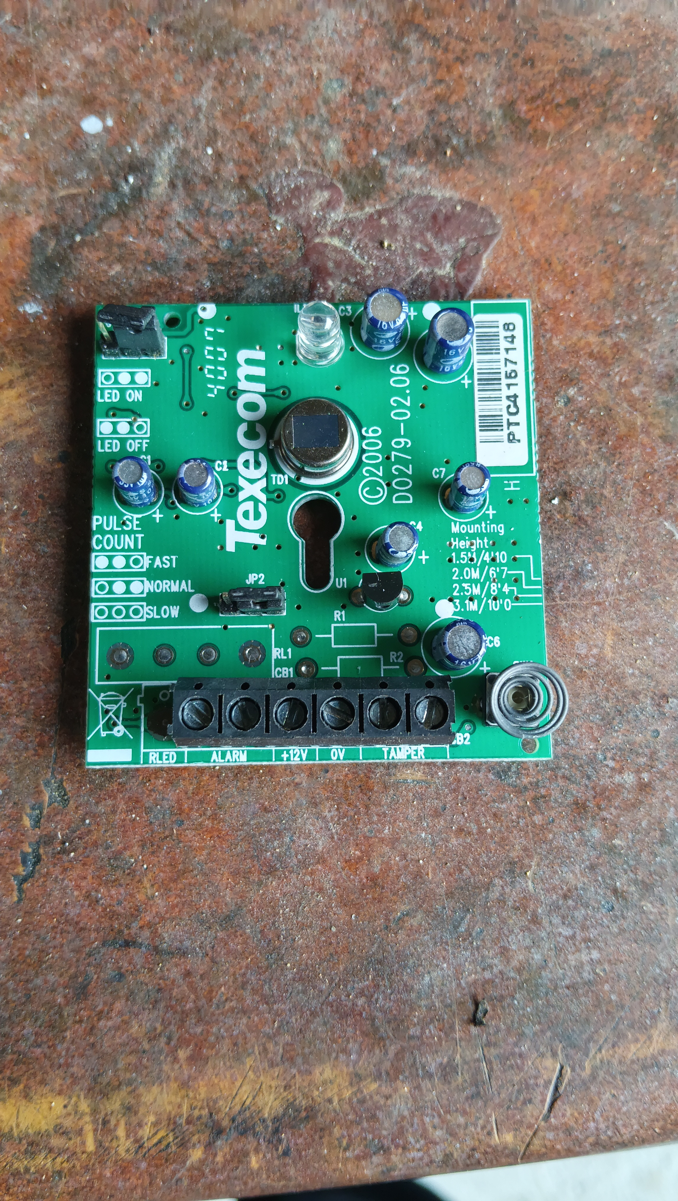 Podłączenie czujki TEXECOM Reflex TS50131-2-2 (24VDC) do INTEGRA 128 ...