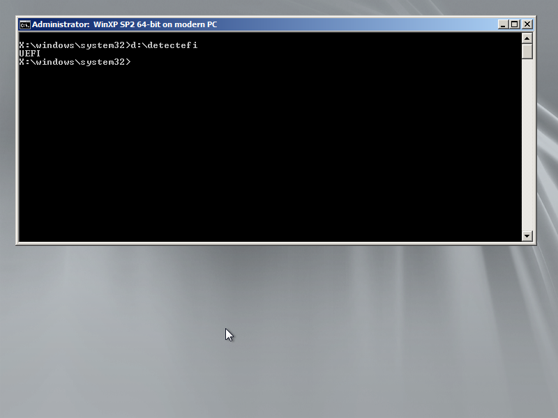 [Rozwiązano] Warunek w pliku wsadowym dla sprawdzenia trybu Legacy/UEFI w WinPE 3.1?
