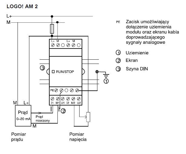 Pomiar napięcia Logo! Jak podłączyć moduł Logo AM2