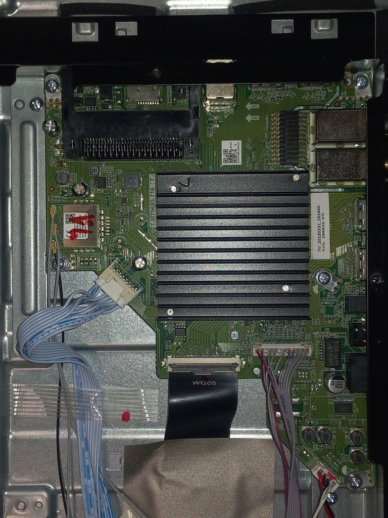 TV Sharp 50EQ6EA - restarty z logo, wymiana płyty na 55EQ6EA?