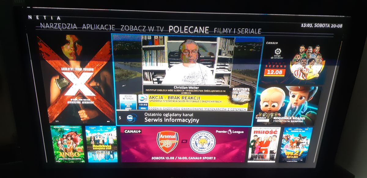 [Rozwiązano] Plazma Panasonic TH-37PV8PA - poziomy pas na górze ekranu