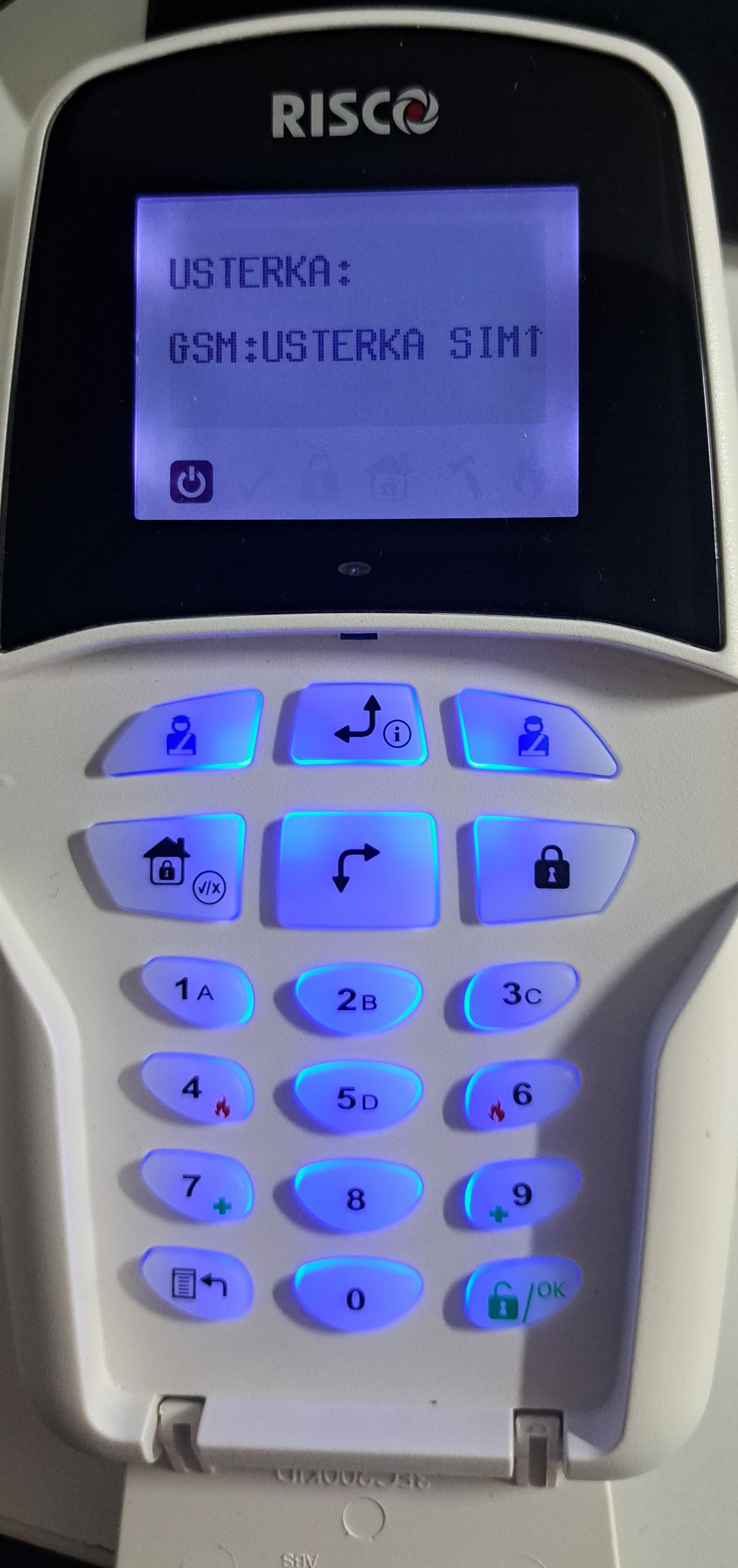 Ustawianie czasu wejścia/wyjścia w systemie alarmowym Risco Lightsys 2