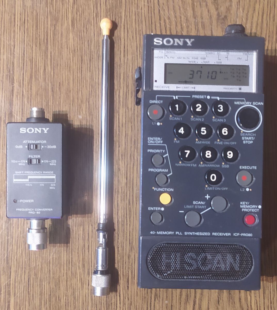 [Sprzedam] Radio globalne Sony ICF-PRO80 / 150 kHz - 108 MHz