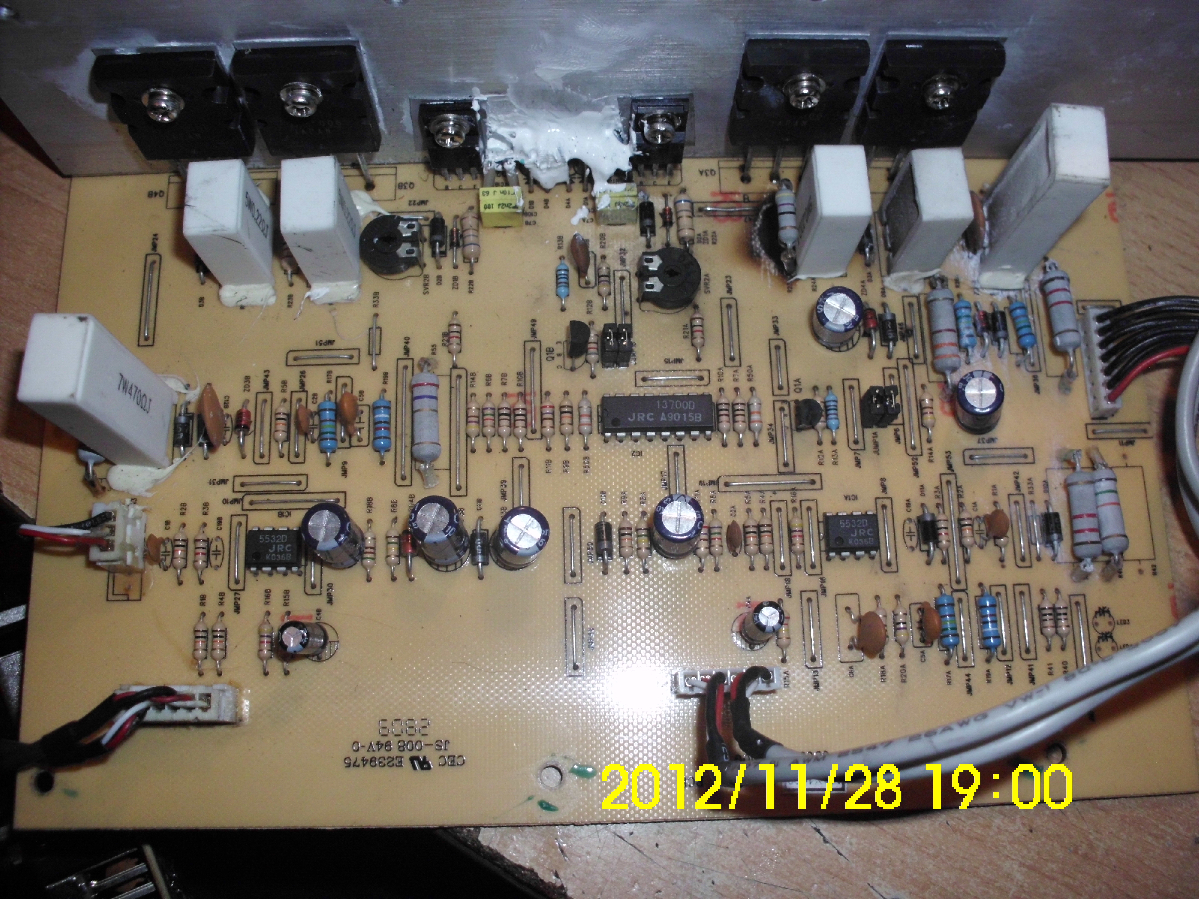 Phonic Max 1500 Plus - różnice w schematach i komponentach, podróbka?