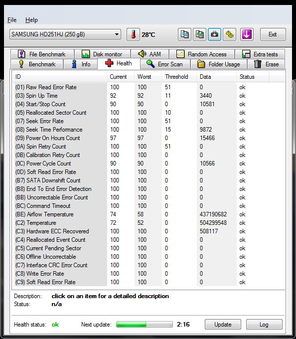 [Sprzedam] Dysk twardy Samsung HD251HJ 250GB - elektroda.pl