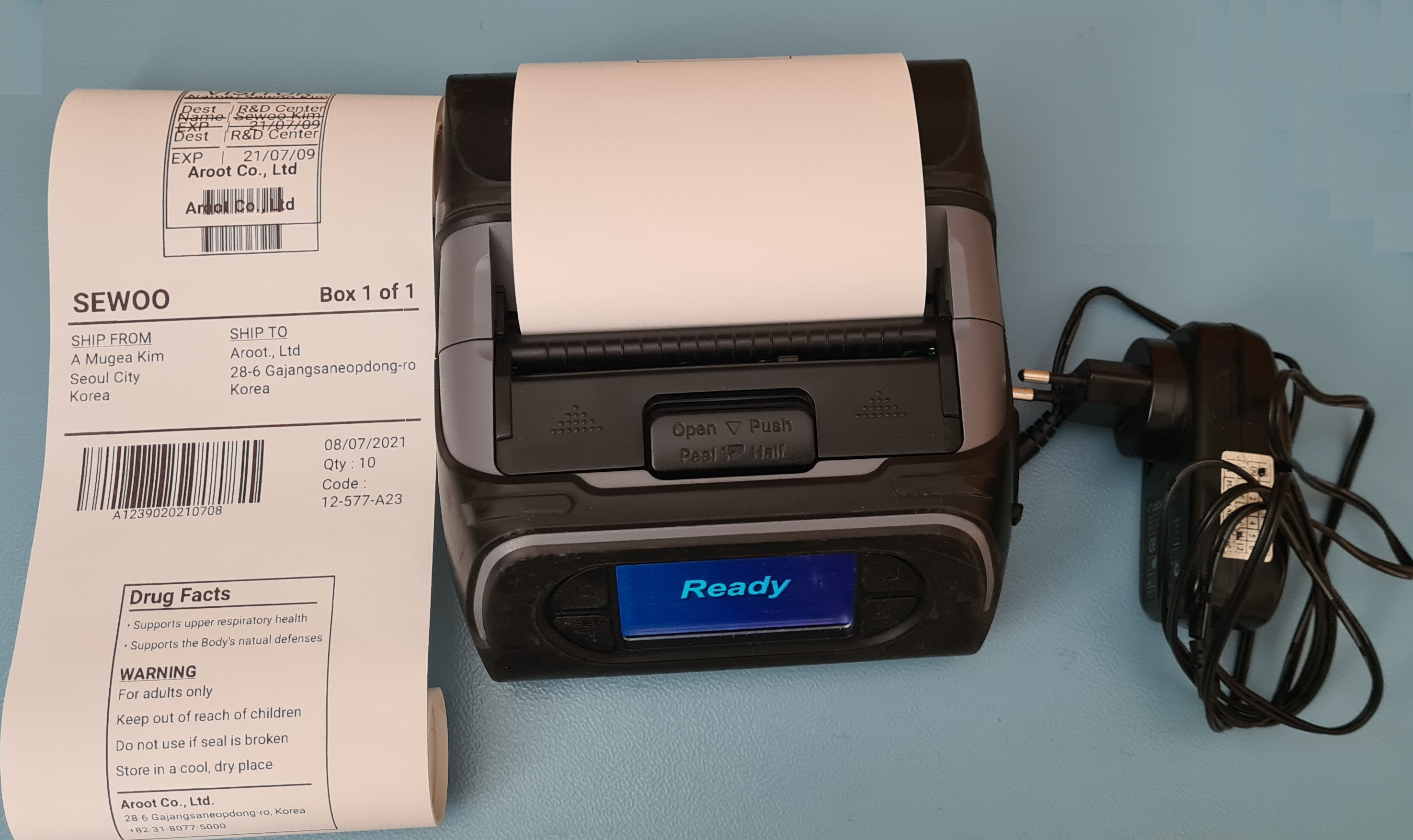 [Sprzedam] Drukarka termiczna Sewoo LK-P43 przenośna akumulator BlueTooth