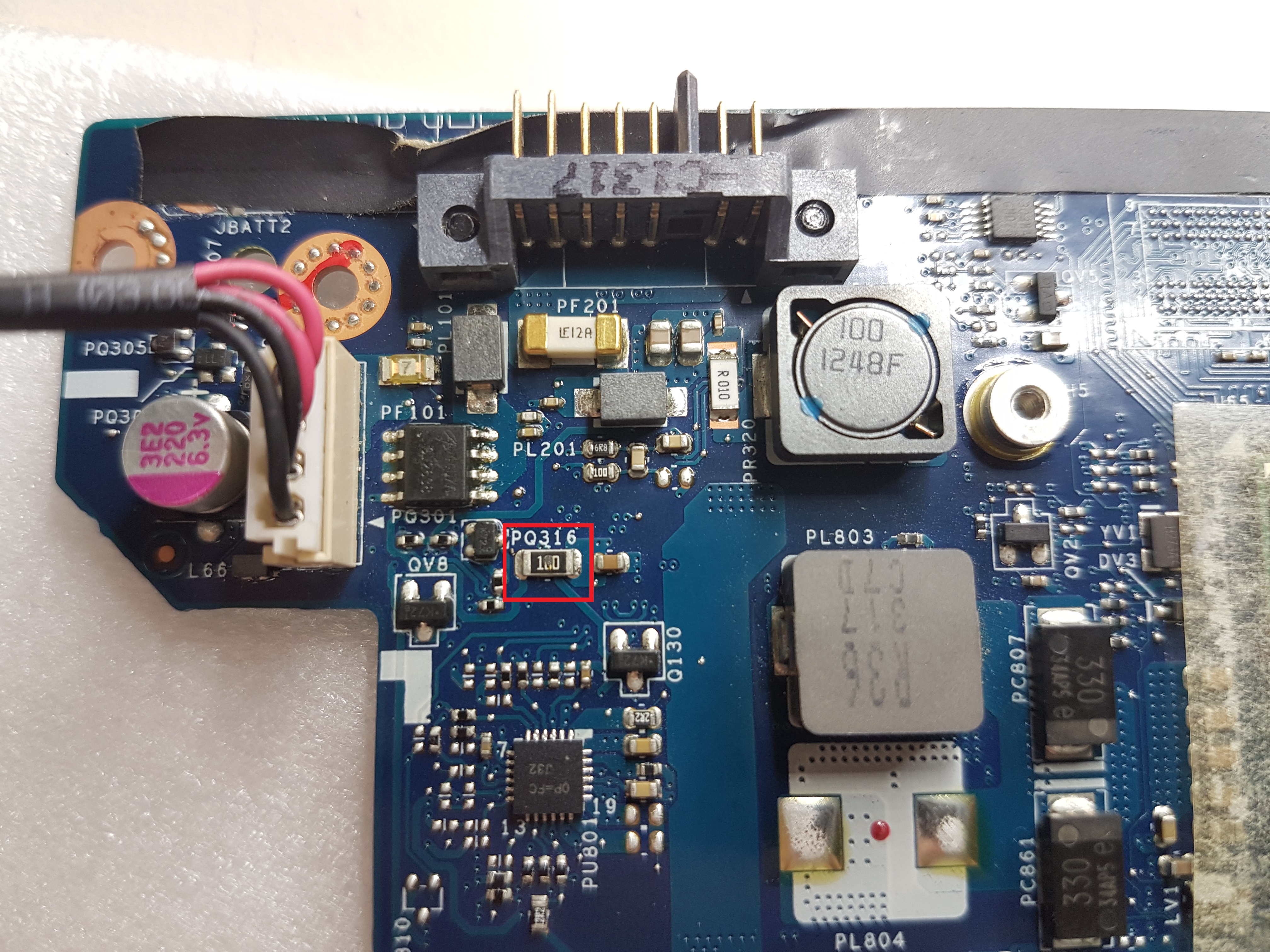 Lenovo G580 - Brak reakcji na zasilanie, płyta główna QIWG6 LA-7988P ...