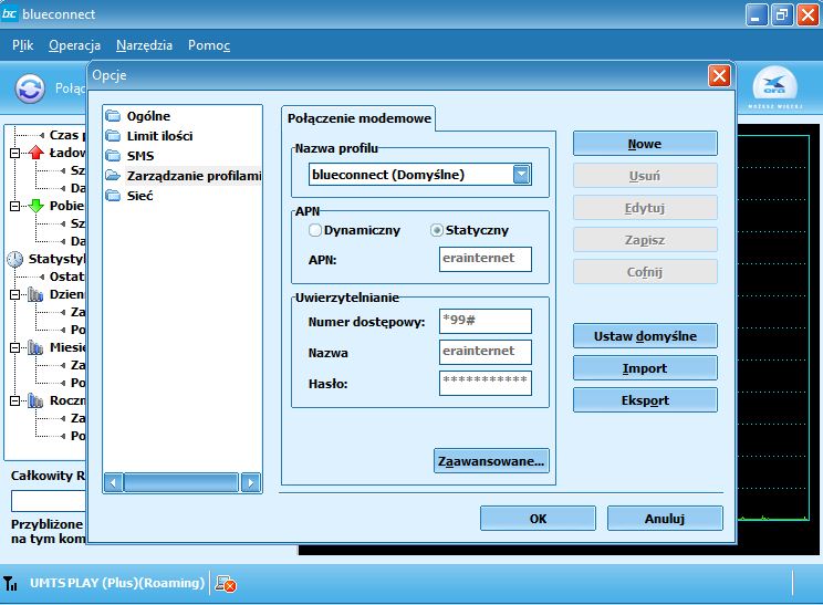 Huawei E122 - błąd połączenia z kartą Play, brak profilu w ustawieniach
