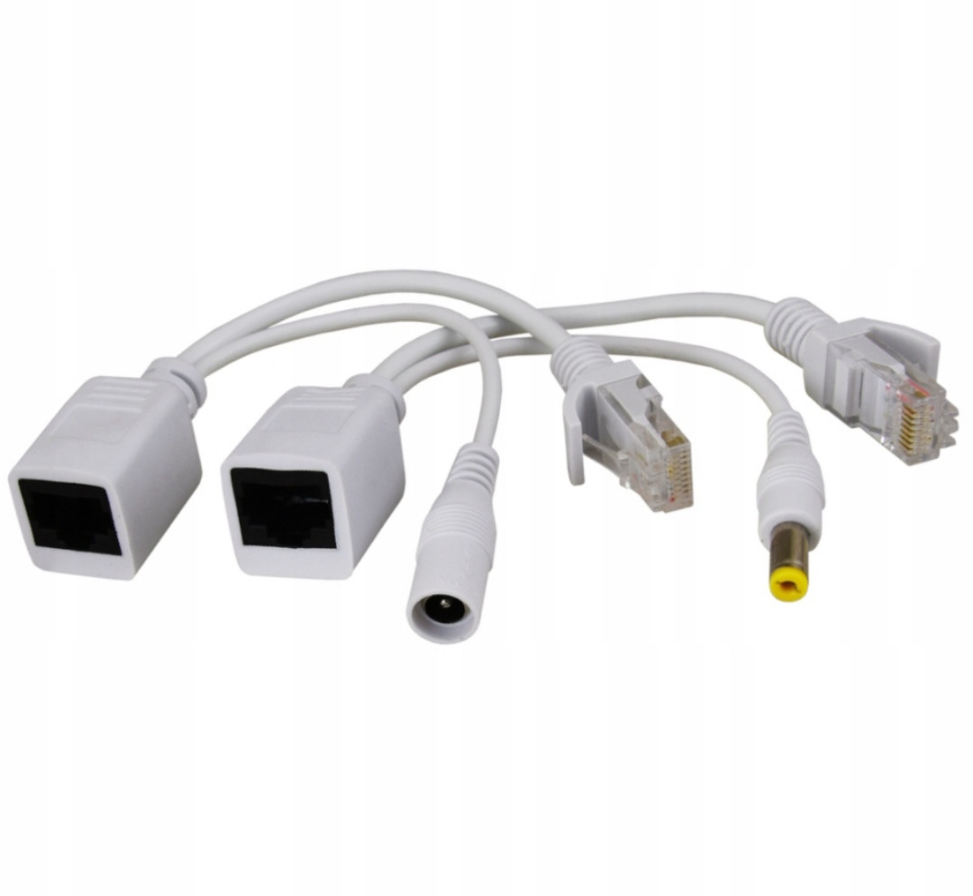 Zasilenie switcha i routera przez skrętkę komputerową przy pomocy ...