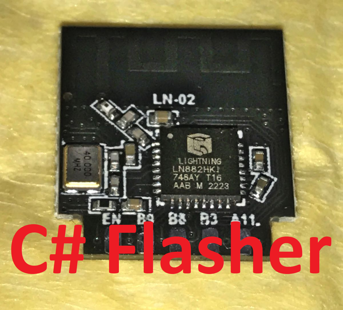 LN882H UART flashing protocol documentation - Windows LN882H flasher with fast flash read