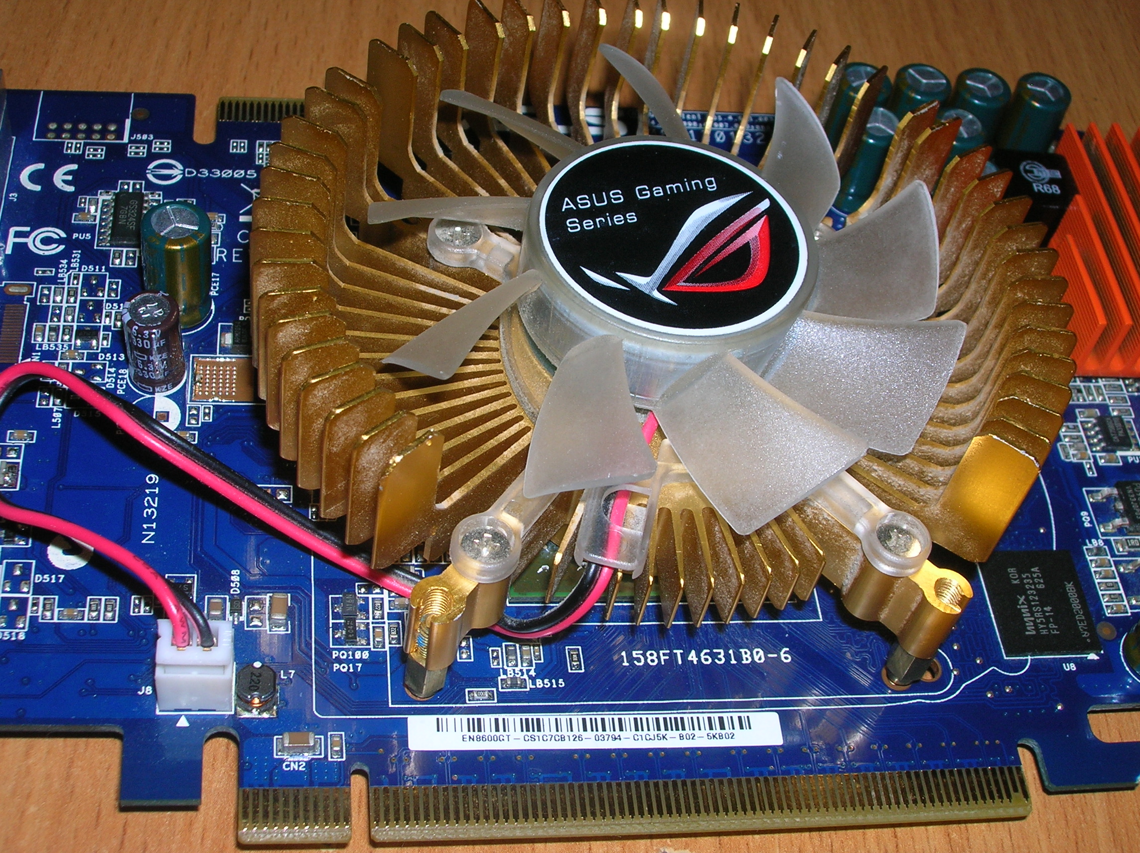 Jak naprawić spaloną cewkę TRIO R68 na karcie Asus 8600GT?