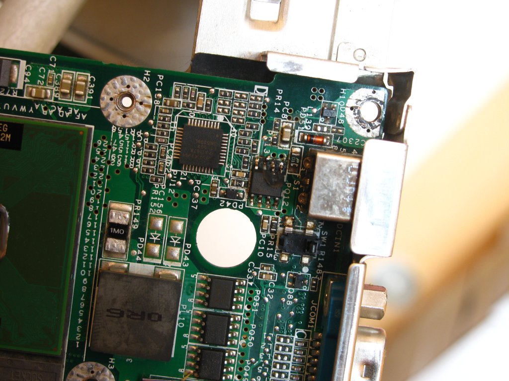 Dell D505 - Identyfikacja spalonego układu, możliwy FDS4435?