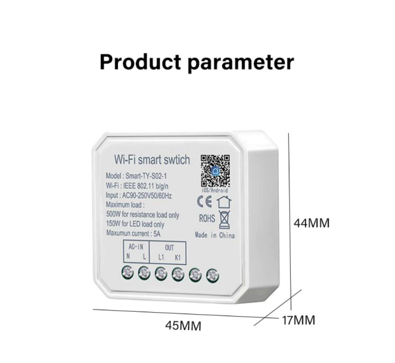 [BK7231N Aubess] Mini Light Switch Teardown, 5A Capability, OpenBeken ...