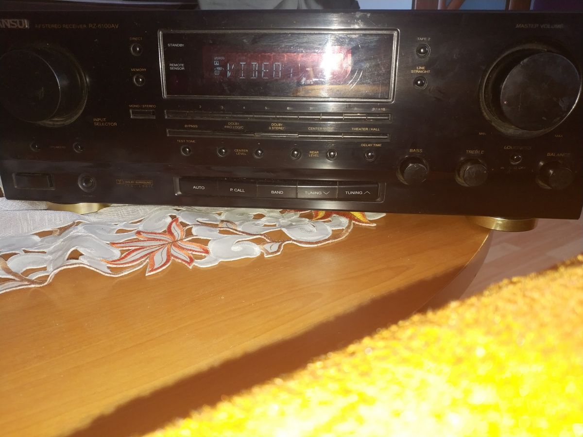 Sansui RZ-6100 AV pomocy - Nie działają wszystkie glosniki