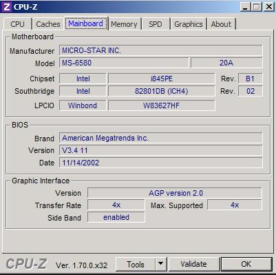 MSI MS-6580 - BIOS pokazuje niższe taktowanie procesora 2,8 GHz (1,87 GHz)