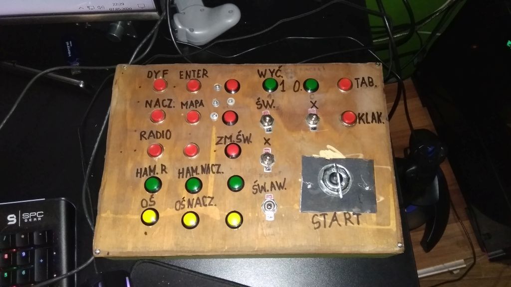 Button Box na Arduino Micro Pro-więcej przycisków - elektroda.pl