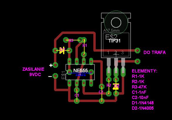 Transformator LT44 do mini-paralizatora – parametry, rozmiar ...