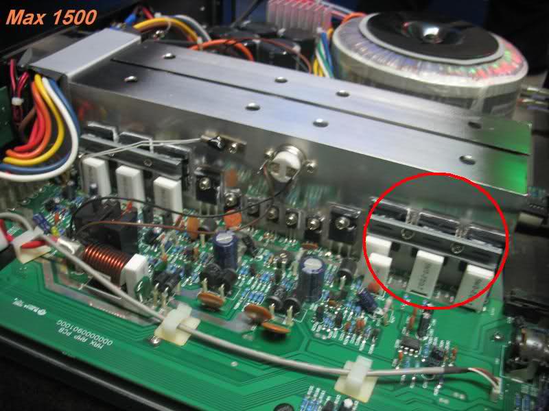 Phonic Max 1500 Plus - różnice w schematach i komponentach, podróbka?