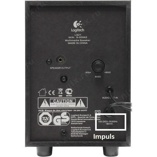 [Rozwiązano] Zasilacz do zestawu głośnikowego Logic LS-21 - napięcie i ...