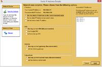 TC7200.U - Ustawianie statycznego IP dla jednej konkretnej sieci.