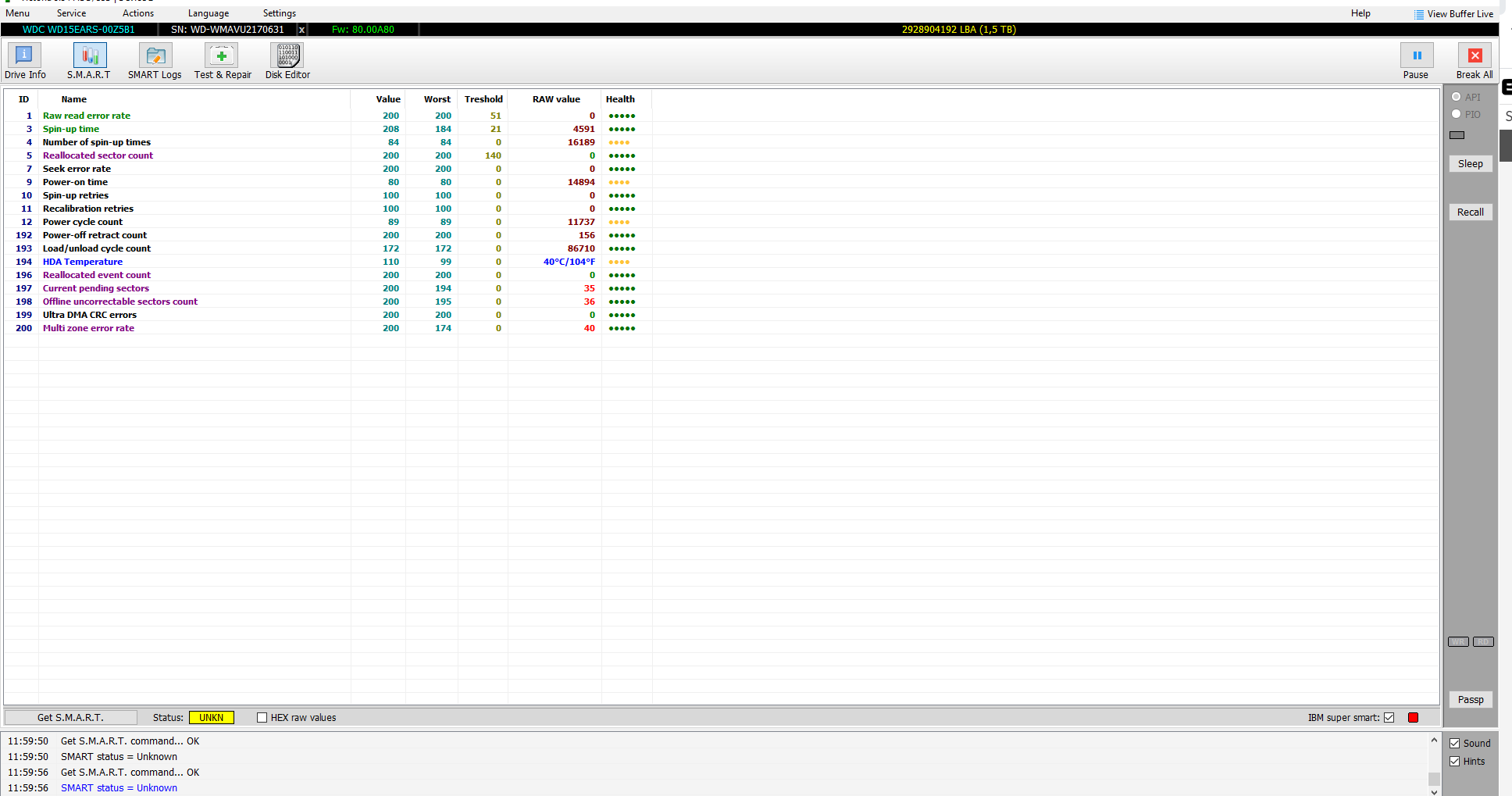Dysk zewnętrzny WD Elements My Book - niestabilne sektory według ...